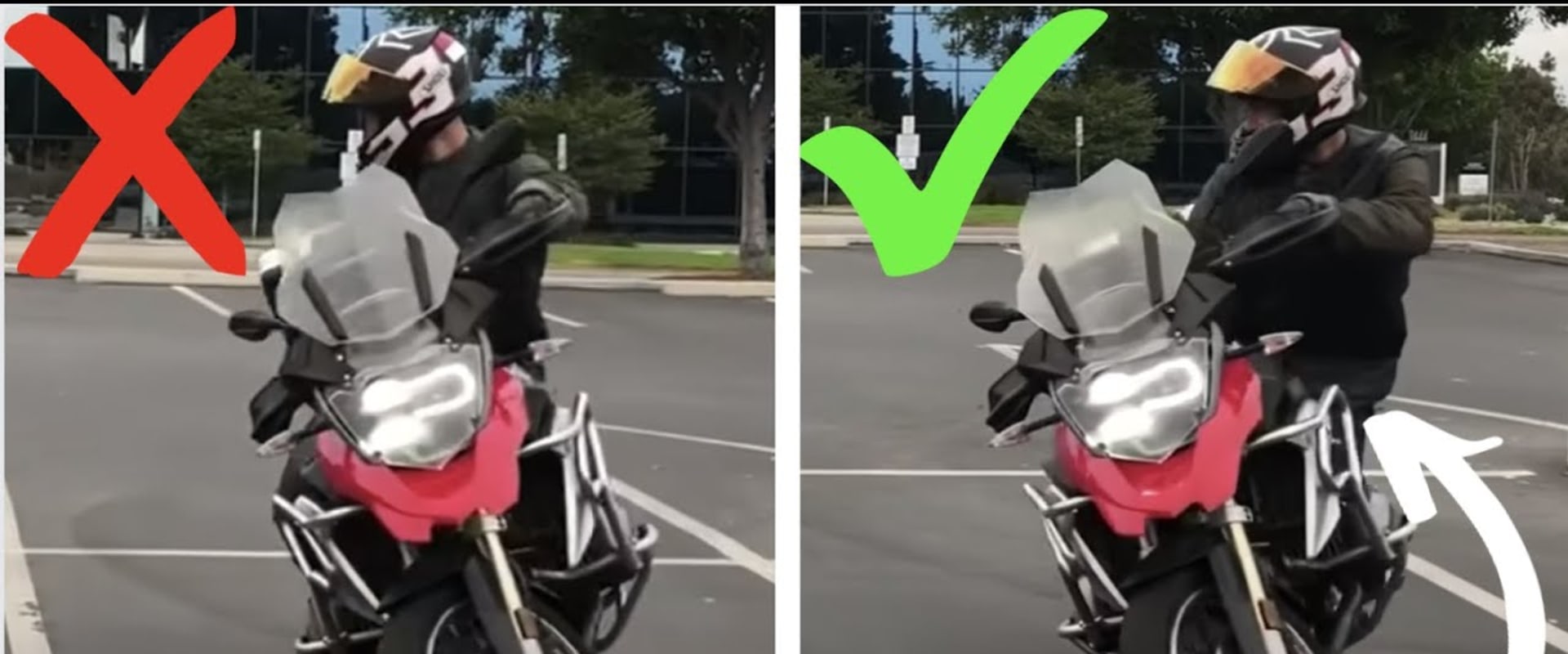 Obstacle Navigation Techniques for Advanced Motorcycle Riders